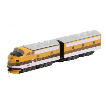極小サイズの鉄道模型、Zショーティーの車体セットです。別売りの動力シャーシ及びトレーラーシャーシと組合わせて、通常のZゲージ車両と同様に走行させることが可能です。EMD F7をモデルにしています。最小走行半径はR45と大変コンパクトです。サ...