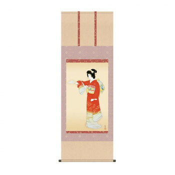 上村松園の名画「序の舞」の掛け軸です。※受注生産品のため、ご注文後のキャンセルはお受けできません。サイズ幅54.5×高さ約153cm個装サイズ：14×70×10cm重量個装重量：400g素材・材質本紙:新絹本仕様作家名:上村松園洛彩緞子本表...