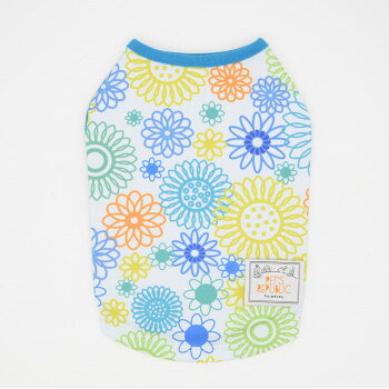 夏にぴったりなひまわり柄。夏らしいオレンジがかわいい!メッシュ素材を使用しており、生地も伸縮性があり着脱しやすいです。部屋着やナイトウェア、お散歩ウェアとしても大活躍!サイズ個装サイズ：1×24.5×33cm重量39g個装重量：39g素材・...