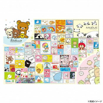 サンエックスのキャラクターたちが大集合!サイズ72×49cm個装サイズ：22×29×5cm重量個装重量：840g仕様ピース数:1000ピースパネルNo.101(C)2022 San-X Co. Ltd. All Rights Reserve...