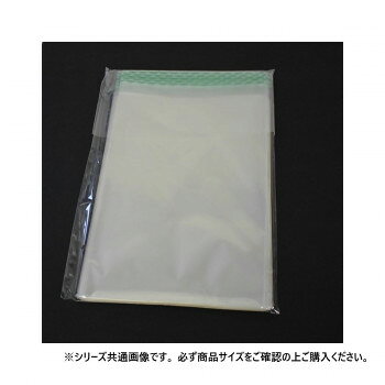 抜群の透明度をもち、張りとツヤがあります。静電気防止テープ付き。サイズ巾330×丈(530+40)mm個装サイズ：58×34.5×1.2cm重量個装重量：800g素材・材質OPP仕様厚み:0.03mmセット内容100枚生産国日本テープ付きで...