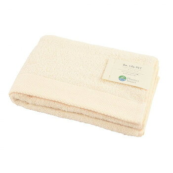 再生繊維使用を使用したエコなタオルです。サイズ約50×100cm個装サイズ：25.0×25.0×3.0cm重量個装重量：190g素材・材質綿70%・ポリエステル20%・レーヨン10%仕様洗濯機洗い可(洗濯ネット使用)手洗い可タンブル乾燥不可...