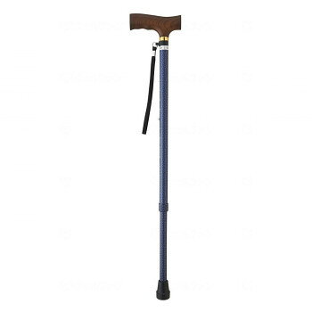 ベーシックタイプのステッキです。サイズ握り幅13cm、杖先3.8cm、長さ65〜90cm(ピッチ2.5cm)個装サイズ：64.5×13.0×2.5cm重量340g個装重量：220g素材・材質握り:木製支柱:アルミ仕様パイプ径:手元21mm、...