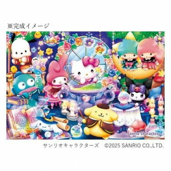 サンリオキャラクターが勢揃いのかわいらしい絵柄です。サイズ38×26cm(完成時)個装サイズ：14×17×5cm重量個装重量：265g仕様ピース数:300ピース生産国日本「サンリオキャラクターズ・魔法研究所」のジグソーパズル