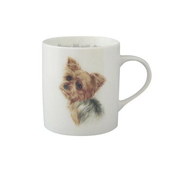 シンプルで使いやすい定番型のマグカップ。かわいい愛犬との癒しの時間。大好きなあの子といつもいっしょ。そう感じていたい方のためのコレクション。サイズ口径8.0cm、高さ8.8cm個装サイズ：9×11×10cm重量約256g個装重量：288g素...