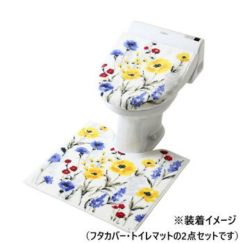 兼用フタカバー&トイレマットの2点セットです。サイズトイレマット:奥行き55×60cm個装サイズ：5×42×51cm重量個装重量：595g素材・材質アクリル100%生産国中国トイレ空間に映える華やかなハーバリウム柄