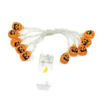 室内を一気にハロウィン気分にしてくれます。ハロウィンをより一層盛り上げてくれる、装飾用LEDガーランドです。飾ればハロウィン気分を満喫できます。ハロウィンパーティーやインテリア、店舗装飾、室内装飾、キャンプなどにもオススメです。電池式なので...