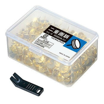 抜く時に便利な画鋲抜き付きです。サイズ個装サイズ：10×7×5cm重量個装重量：279g素材・材質スチール仕様入り数:約500本プラケース入り生産国韓国抜く時に便利な画鋲抜き付き