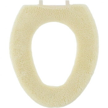 パイプ通し不要ですっきりフィットします。O型のトイレ便座カバーです。サイズ個装サイズ：41×48×64cm重量個装重量：295g素材・材質綿100%仕様タイプ:O型製法:編み機生産国中国かぶせて留めるだけ簡単セット