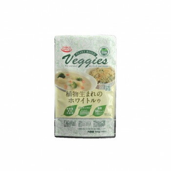 動物性原料不使用。グルテンフリー、脂質98%オフ、植物性原料の旨味を生かして、作り上げたホワイトルゥです。※本品製造工場では「小麦」「豚肉」「りんご」「バナナ」「大豆」を含む製品を生産しております。内容量54gサイズ個装サイズ：20×12×...