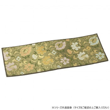 華やかな和柄の上置用経敷です。難燃加工が施されています。サイズ120×240×2mm個装サイズ：23.8×11.9×1.0cm重量16g個装重量：20g素材・材質ポリエステル・レーヨン仕様難燃加工生産国日本華やかな和柄の上置用経敷