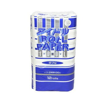 12パック包装トイレットペーパーです。サイズ幅114mm×30m(2枚重ね)個装サイズ：53×48×37cm重量個装重量：10200g素材・材質再生紙100%仕様エンボス:有ミシン目:有芯ありソフトダブルセット内容12ロール×8パック生産国...