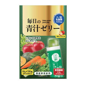 いきいき習慣をはじめよう国産野菜7種類にナノ型乳酸菌500億個を配合した食べやすいアップル味のスティックタイプゼリーです。【お召し上がり方】食品として1日1包を目安に、封を開けて中身を軽く押出し、よく噛んでお召し上がりください。また、冷蔵庫...