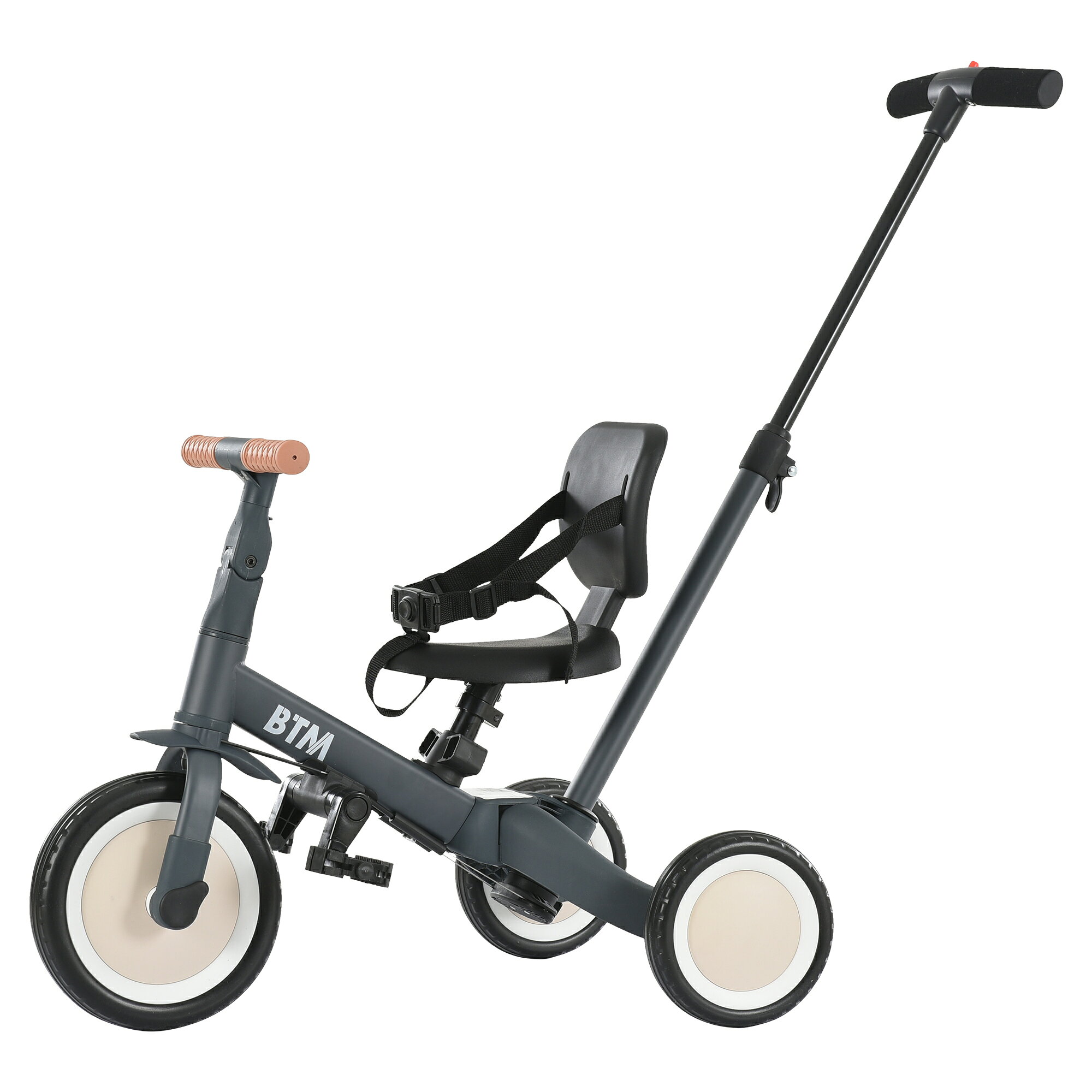 Product Features 【BIG車輪でどんな道路でも対応】柔らかく空気入れ不要のタイヤを採用。耐久性も高く、長く使用可能。 【便利な押し棒付き】まだ一人で上手に漕げないお子様でも安心。脱着可能で、高さ調節ができ、速度制御にも役立ち...