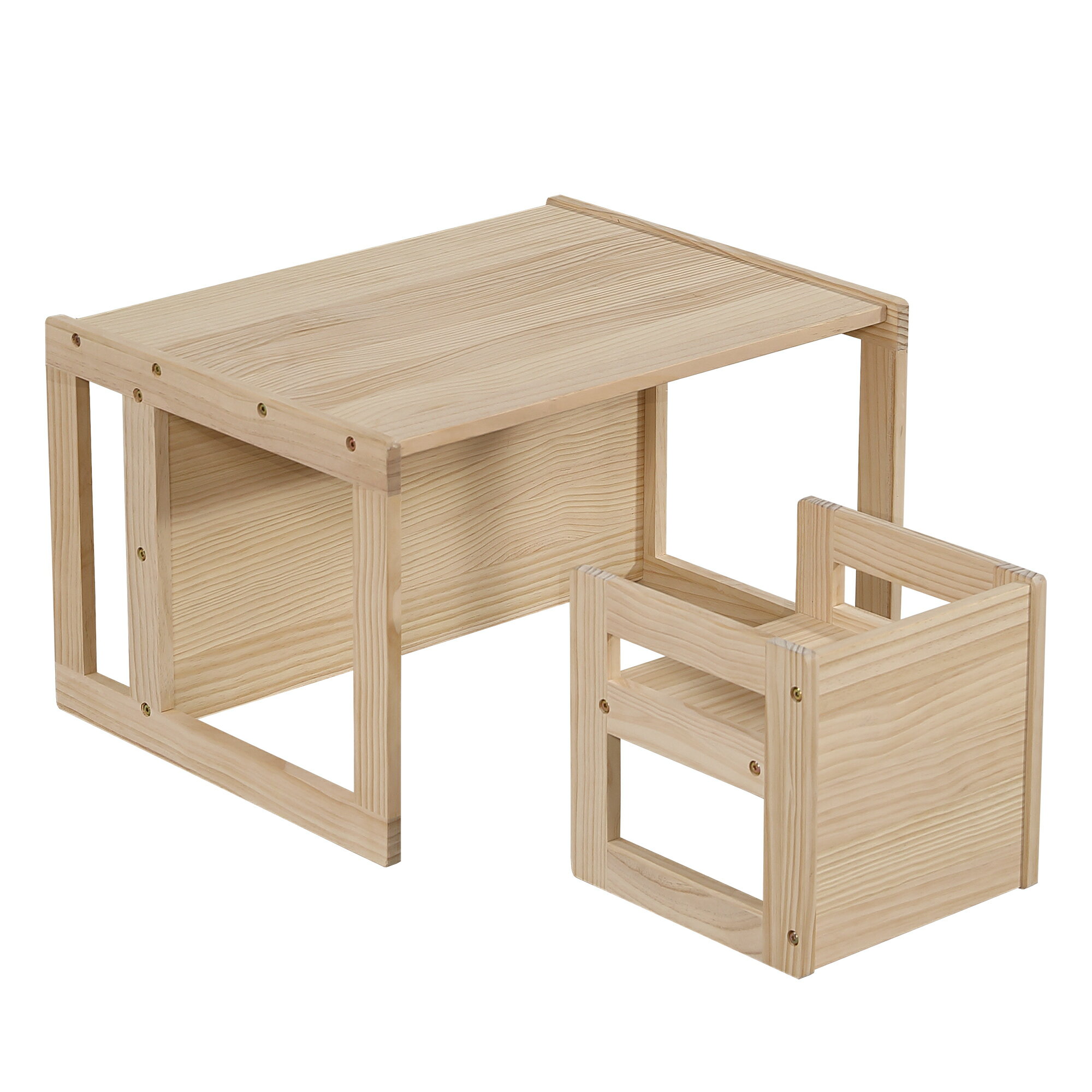 Product Features 転がすたびに形を変えられる【多機能キッズデスク&チェア】 アイディア次第で使い方は無限大。本棚モード、サイドテーブル、センターテーブル、ベンチモード、広々テーブルなど1台で何役もこなせます。組み合わせ次第で...