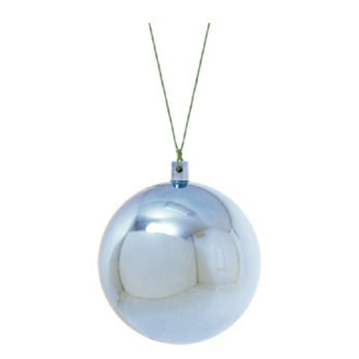 直径10cm　ワイヤー付き素材：プラスチックシーンに合わせてチョイスできる、バリエーション豊富な定番のメタリックボール！ワイヤー付きなので、簡単に取り付けが可能です。