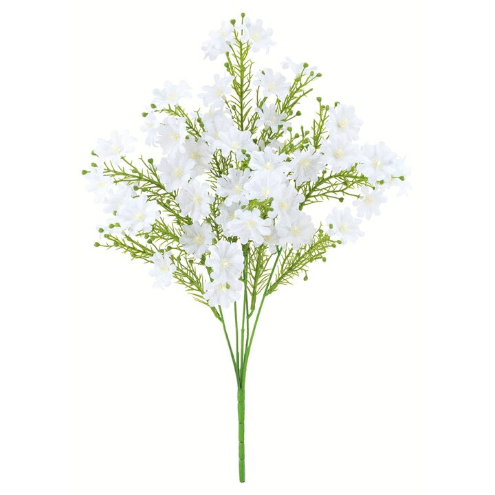 サイズ：全長40cm 花径3cm リーフ2cm 適合ポットサイズ:N0005素材：ポリエステル清楚で愛らしい印象のデイジー！お雛様の様な可愛らしさに雛菊(ひなぎく)と和名がつけられています。サイズ：全長40cm 花径3cm リーフ2cm 適...
