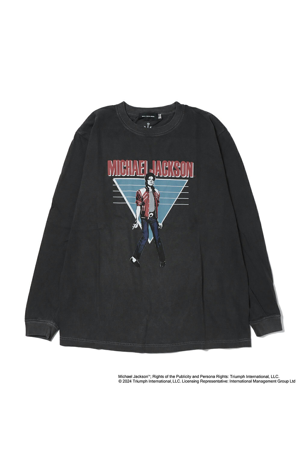 【特別価格】こちらの商品は特別価格のため、返品交換はご遠慮ください。キング・オブ・ポップことMichael Jackson(マイケル・ジャクソン)とGOOD ROCK SPEEDのコラボレーションTシャツ。 ショートフィルム『BEAT IT...