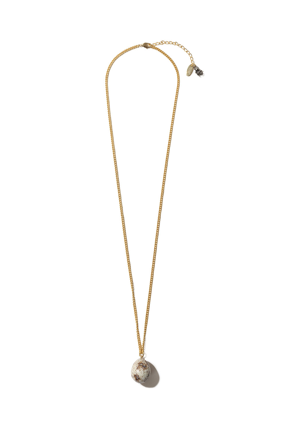 サイズ表　サイズ全長幅ONE51cm0.3cm商品情報商品名FOOD SAMPLE CHAIN NECKLACE - EGG GOLD (26SS83AC44)素材material:brass / partly:plastic取扱ショップ ...