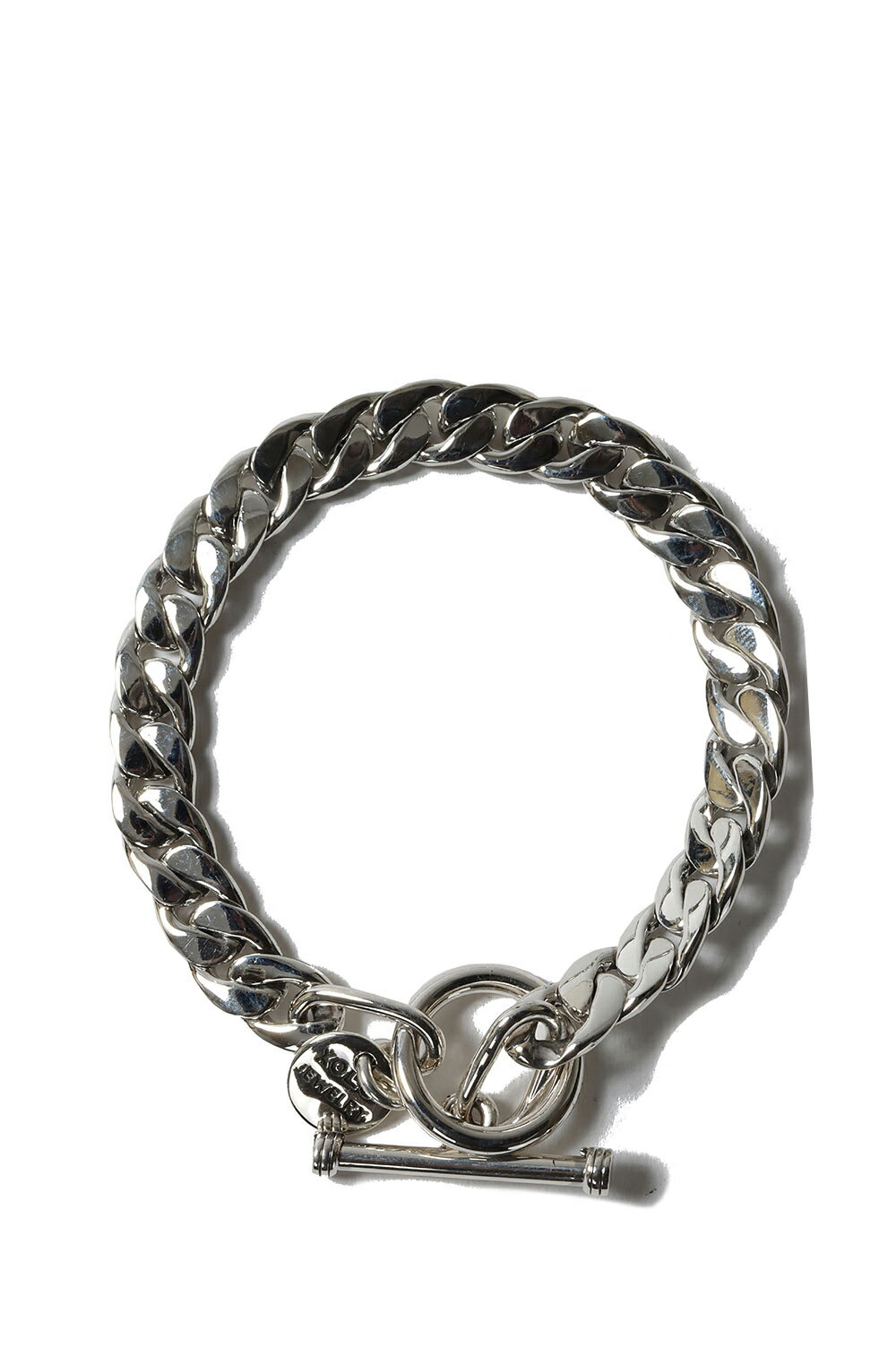 サイズ表　サイズ全長幅19cm20cm0.8cm商品情報商品名Basic Link Bracelet -8mm- / Silver (XOB008-19)素材silver925取扱ショップ ZOETROPE by Intention（ゾエト...