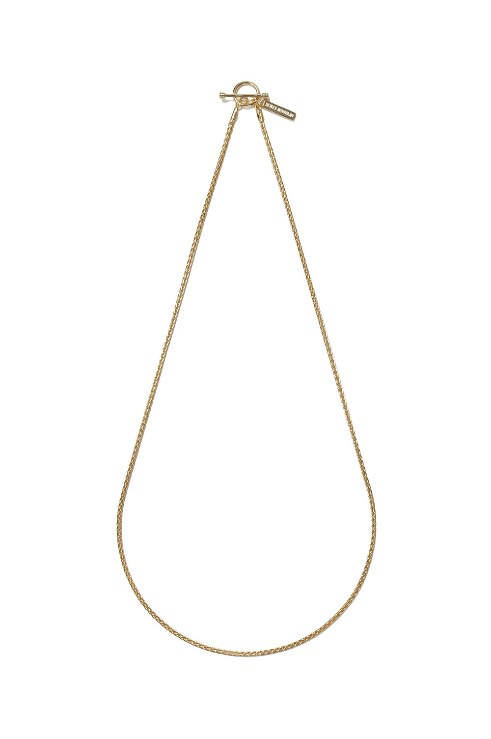 サイズ表　サイズ全長幅50cm50cm0.2cm商品情報商品名Spike Link Necklace / Gold (XON048-50G)素材silver925 18k coating取扱ショップ ZOETROPE by Intentio...