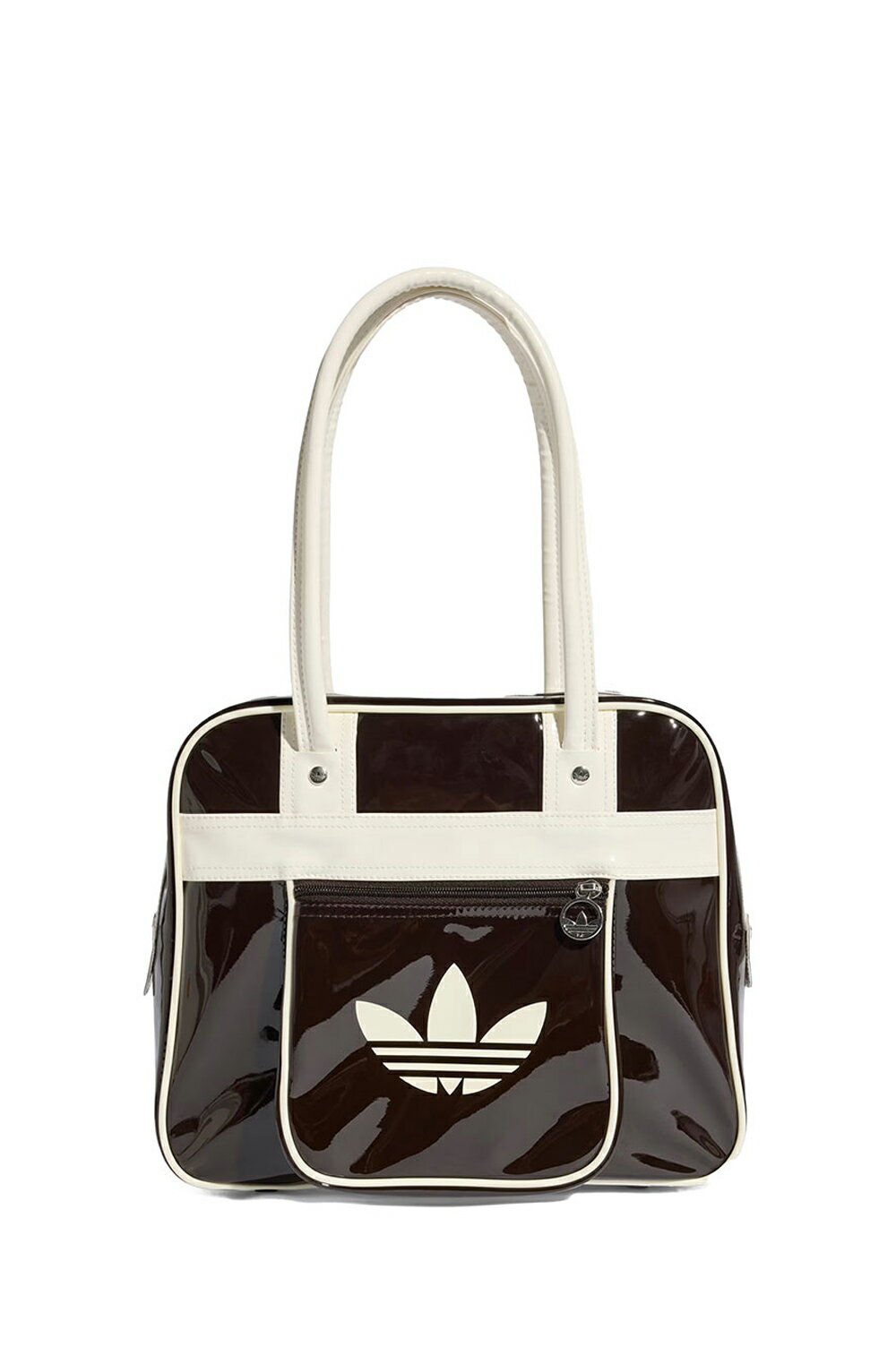 サイズ表　サイズ持ち手の長さ全長幅マチONE21cm29cm33cm10cm商品情報商品名ARCHIVE PATENT PU SHOULDERBAG - AURORA COFFEE (S26AOBAISC003)素材shell:synthe...