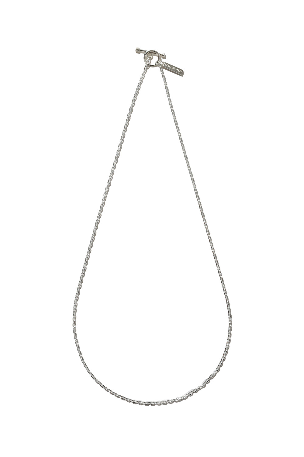 サイズ表　サイズ全長幅50cm50cm0.3cm商品情報商品名Oval Cut Necklace / Silver (XON056-50)素材silver取扱ショップ ZOETROPE by Intention（ゾエトロープ・バイ・インテン...