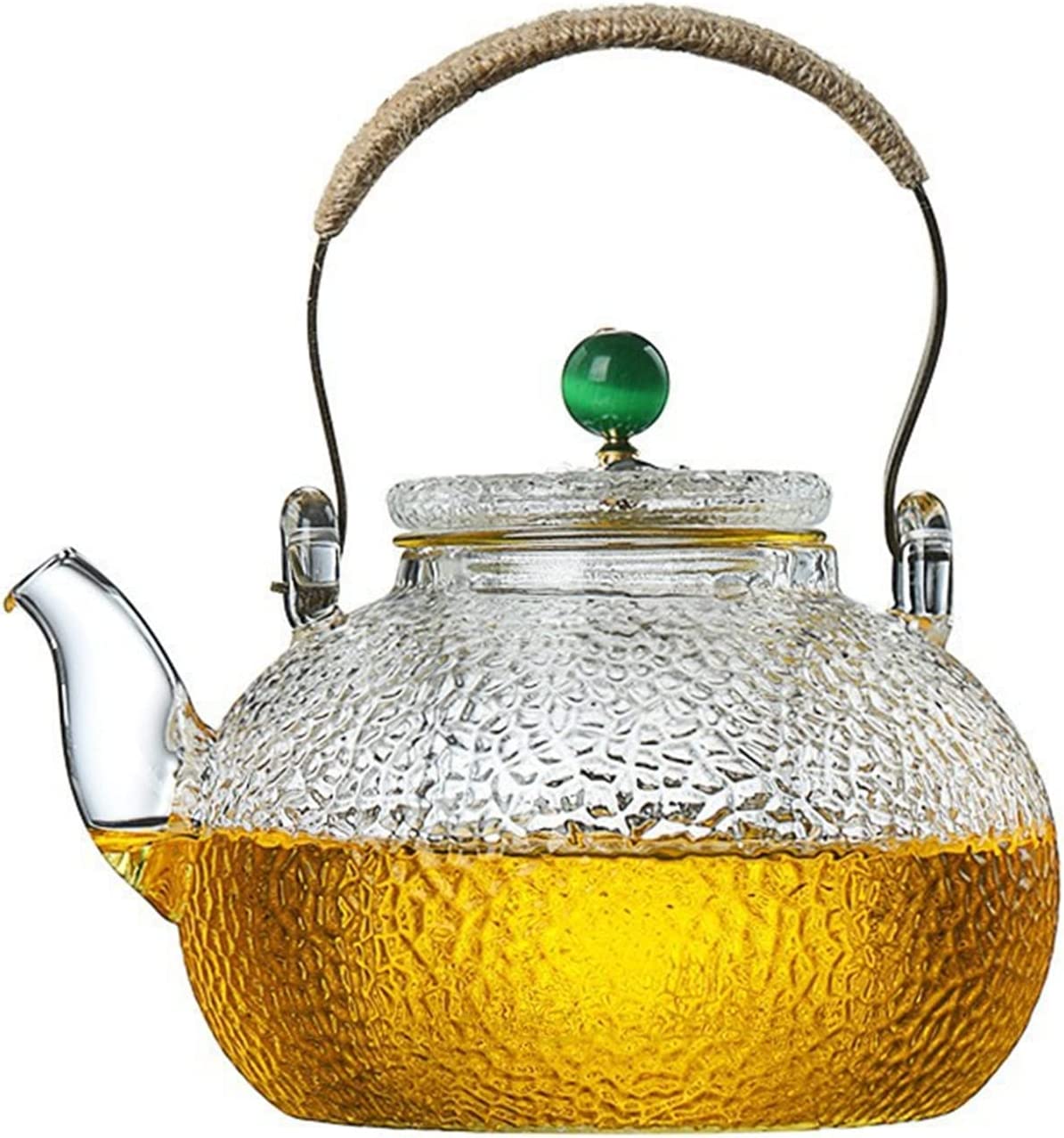 ティーポットは完全に手で、耐熱ガラス製、非ドリップの噴出口と人間工学的ハンドルで設計された手で作られており、丈夫で耐久性があります。ティーポット 700ml 茶ポット 耐熱ガラス 透明なガラスなので、お茶と茶葉の美しい色合いをよく感じること...