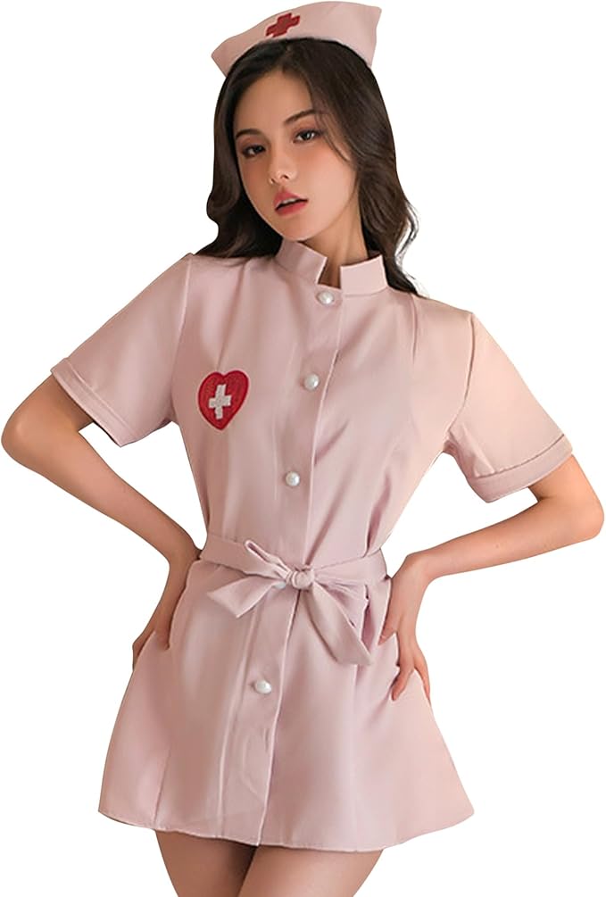 【童貞を殺すセクシーナース服】当店でも大人気の、「童貞を殺すシリーズ」の新商品。女性ウケ・男性ウケがともに高い、露出たっぷりでセクシーなナース服風コスチュームです。カラーはホワイト、ピンクの2色からお選びいただけます。 【4つの付属品付き】...