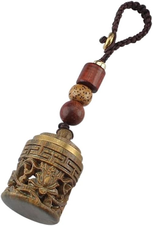 この商品について 高級なグリーンサンダルウッドと黒檀で作られており、高級感があります ユニークなレトロな中空デザインがキーチェーンに優雅さを加えます 車のキー、バッグの飾り、または大切な人への心のこもった贈り物に最適です。 軽量で耐久性があ...