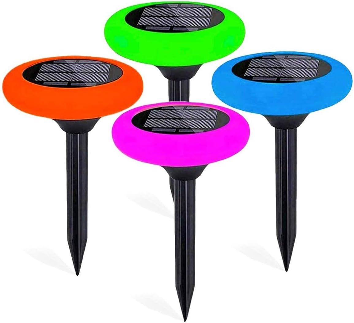 この商品について 変色太陽光ランプ：太陽電池パネルとカラーランプが統合されており、複数のランプを同時に使用してより大きなエリアを装飾することができ、より多くのDIYデザインの選択肢を提供することができます。景観照明として、ガーデン、庭、通路...