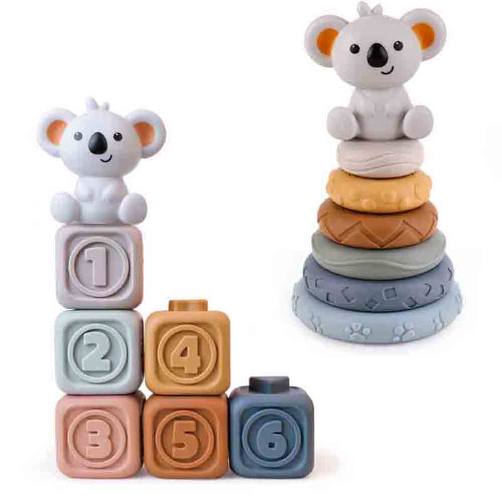 形と色を観察して、大きい順番に積んだり、色ごとに積んだり、大きさごとに積んだりと、形のシンプルな木のおもちゃは、遊びの要素がいっぱいです。 色・大きさが異なる6枚のシリコンブロックがついています。スタンドを使わずに、積んだり、崩したり、繰り...