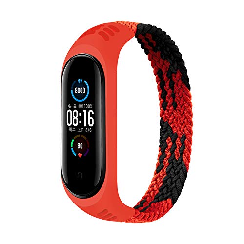 ■商品説明■ Xiaomi Mi Band 7 / 6 バンド 調節可能 シリコン 伸縮 スポーツ カジュアル ヨガ ウォーキング ストラップBraided Solo Loop コンパチブルXiaomi Band Miband 7 5 6 ...