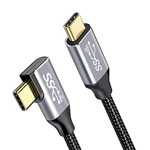 ■商品説明■ USB Type C ケーブル L字 0.5M USB3.2 Gen2標準 PD対応 10Gbpsデータ転送 100W / 5A急速充電 4K / 60Hz映像出力 MacBook Pro / Air iPad Pro / A...