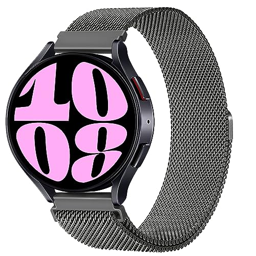 ■商品説明■ Galaxy Watch 7 バンド 20mm ベルト 交換 クイックリリース 時計バンド ミラネーゼバンド 磁気 メッシュ メタル ループストラップ Amazfit Bip U Pro / GTS / Galaxy Watc...