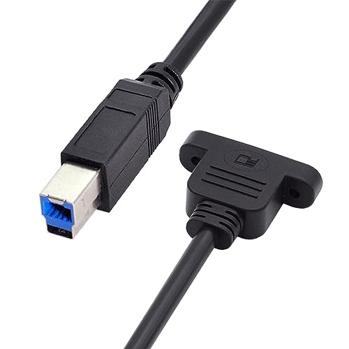 ■商品説明■ USBケーブル 5Gbps USB 3.0 Type B オス - Micro USB 3.0 メス Type-B スクリューマウントタイプ延長ケーブル 50CM Micro USB3.0に接続された非常に使いやすいUSB3....