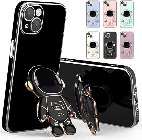 ■商品説明■ iPhone 14 Pro ケース カバー 可愛い 人気 おしゃれ 韓国 お洒落くすみカラー ツヤ 光沢 立体 宇宙飛行士 宇宙 流行 スタンド かわいい おもしろ iPhoneケース アイフォンケース 耐冲撃 落下防止 携帯...