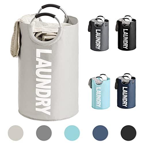 ■商品説明■ ランドリーバスケット 大容量 100L 洗濯 カゴ かご 85％防水性 折りたたみ 撥水加工 耐荷重15KG 洗濯物入れ 取っ手付き ランドリーバッグ 衣類収納 寝室 脱衣所 リビング クローゼット内 幅40×高さ79（cm）...