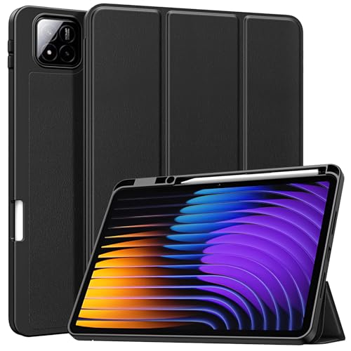 ■商品説明■ Xiaomi Pad 7 Pad 7 Pro ケース 11.2インチ ペン収納 Pad 7スマートカバー タブレットスタンドケース オートスリープ機能 TPUバック PU ペン収納 全面保護 耐衝撃 傷つき防止 軽量 取付簡単...