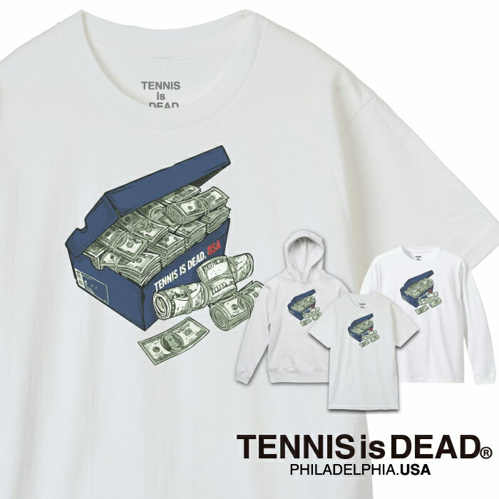 【FIELDSTYLE 出展ブランド】 "TENNIS is DEAD" MENS Cotton Logo Tee 【SIZE CHART】 S : TALL 165-170 cm (CHEST WIDTH 49cm) M : TALL 1...