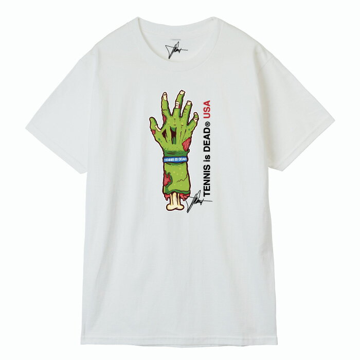 【FIELDSTYLE 出展ブランド】 "TENNIS is DEAD" MENS Cotton Graphic Tee TENNIS is DEEAD グラフィックTシャツ新作 【SIZE CHART】 XS : TALL 160-165...