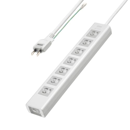 7個口連動集中スイッチ付ライトグレー/2m/TAP-F37SH-2ZS・Style:7個口連動集中スイッチ付Size:2m・パッケージ個数:1・集中スイッチで7個口を一括でオン/オフすることができます。・差込口は、3P抜け止めシャッター仕様...