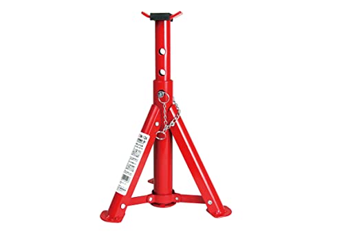EM-124 (ジャッキスタンド 3t 折り畳み式 1個入り)レッド/-/EM-124・Style:EM-124 (ジャッキスタンド 3t 折り畳み式 1個入り)・パッケージ個数:1・折りたたみ式なので、シーズンオフにはコンパクトに折りたた...