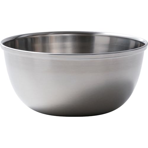 金型シルバー/18cm/EN-004・Size:18cmPatternName:ボール・パッケージ個数:1・調理のさまざまなシーンで使われるボール。使い勝手の良い形の答えは、製造工場にひっそりと眠っていた深めの金型でした。生産効率の流れから...