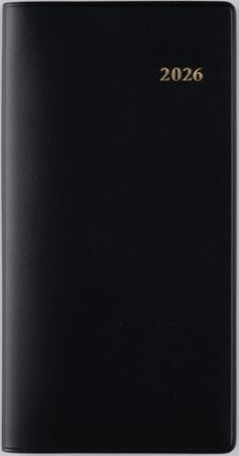 黒(月間横罫+見開き2週間)/-/-・Color:黒(月間横罫+見開き2週間)・パッケージ個数:1・【商品詳細1】サイズ：幅9×高さ17.6cm　　【記入欄】●月間ページ…横ケイ式　●週間ページ…見開き2週間　◇月曜始まり　　【掲載期間】月...