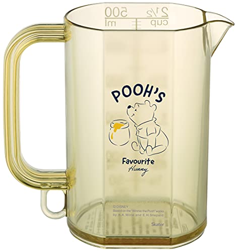 プーさん/500ml/MMC1-A・Color:プーさんSize:500ml・パッケージ個数:1・サイズ：幅12.7×奥行7.5×高さ13.3cm・素材・材質:メタクリル樹脂・生産国：日本・容量:500ml目盛りの見やすい透明メジャーカップ...