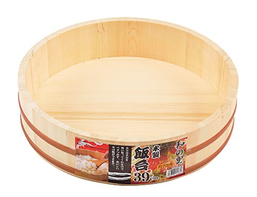 ジャパニーズウッド/39cm 約一升用/C-2960・Size:39cm 約一升用・パッケージ個数:1・製品サイズ:(約)外径390×高さ90mm・本体重量(kg):0.94・材質:本体/天然木、ワク/ポリプロピレン(耐熱温度100度)・原...