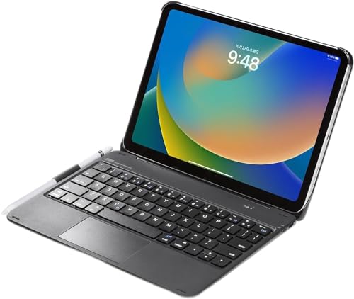 モダン。ブラック/-/SKB-BTIPAD3BK・パッケージ個数:1・ケース部分とキーボード部分がマグネットで分離可能な10.9インチiPad（第10世代）専用Bluetoothキーボードです。・タッチパッドを搭載しておりiPadをノートパ...