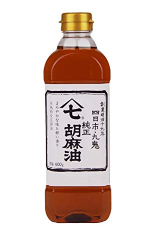 -/600 g (x 1)/102914・Size:600 g (x 1)・パッケージ個数:1・原材料:食用ごま油・内容量:600g・商品サイズ(高さx奥行x幅):23cm×6cm×8cm・商品モデル番号: 102914・ブラント名:九鬼商...