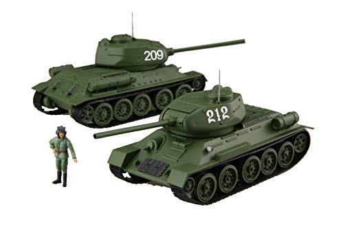 グレー/-/SWA-34・組み立て、塗装が必要なプラモデル。別途、工具、塗料等が必要。商品紹介 T-34/85が2両セットでアクセサリーパーツも付属した充実な内容で登場! パーツ点数も少なく集めるのに最適な1/76シリーズ。 76ミリ砲塔に...
